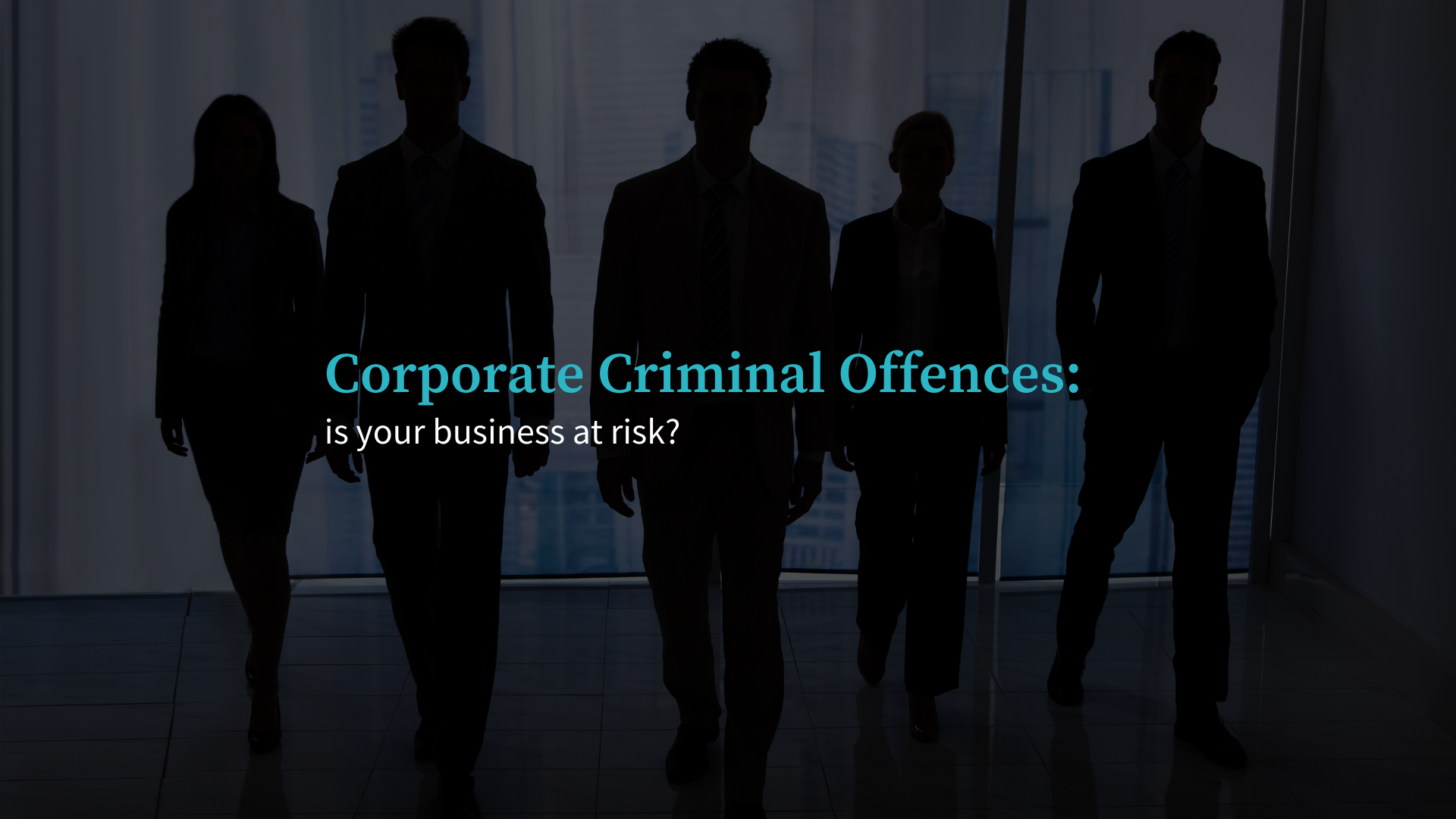 Corporate Criminal Offences: is your business at risk? | Carpenter Box
